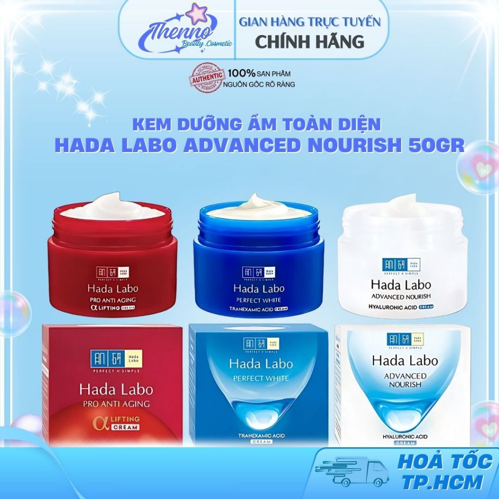 Kem Dưỡng Ẩm Toàn Diện Hada Labo Advanced Nourish Supreme Hyaluron Cream 50g | Shopee Việt Nam