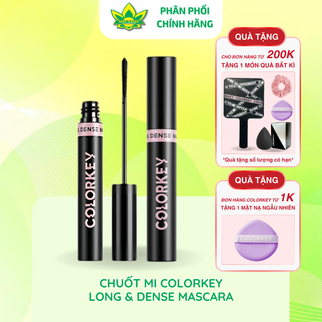 [Hàng chính hãng] Chuốt mi Colorkey Long & Dense Mascara Giúp Mi Dài ...