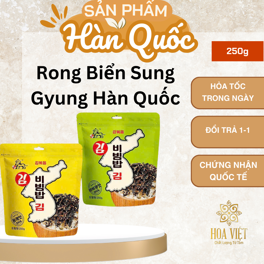 Rong Biển Sung Gyung Hàn Quốc Canxi Cao – Vị BBQ & Truyền Thống – Giòn ...