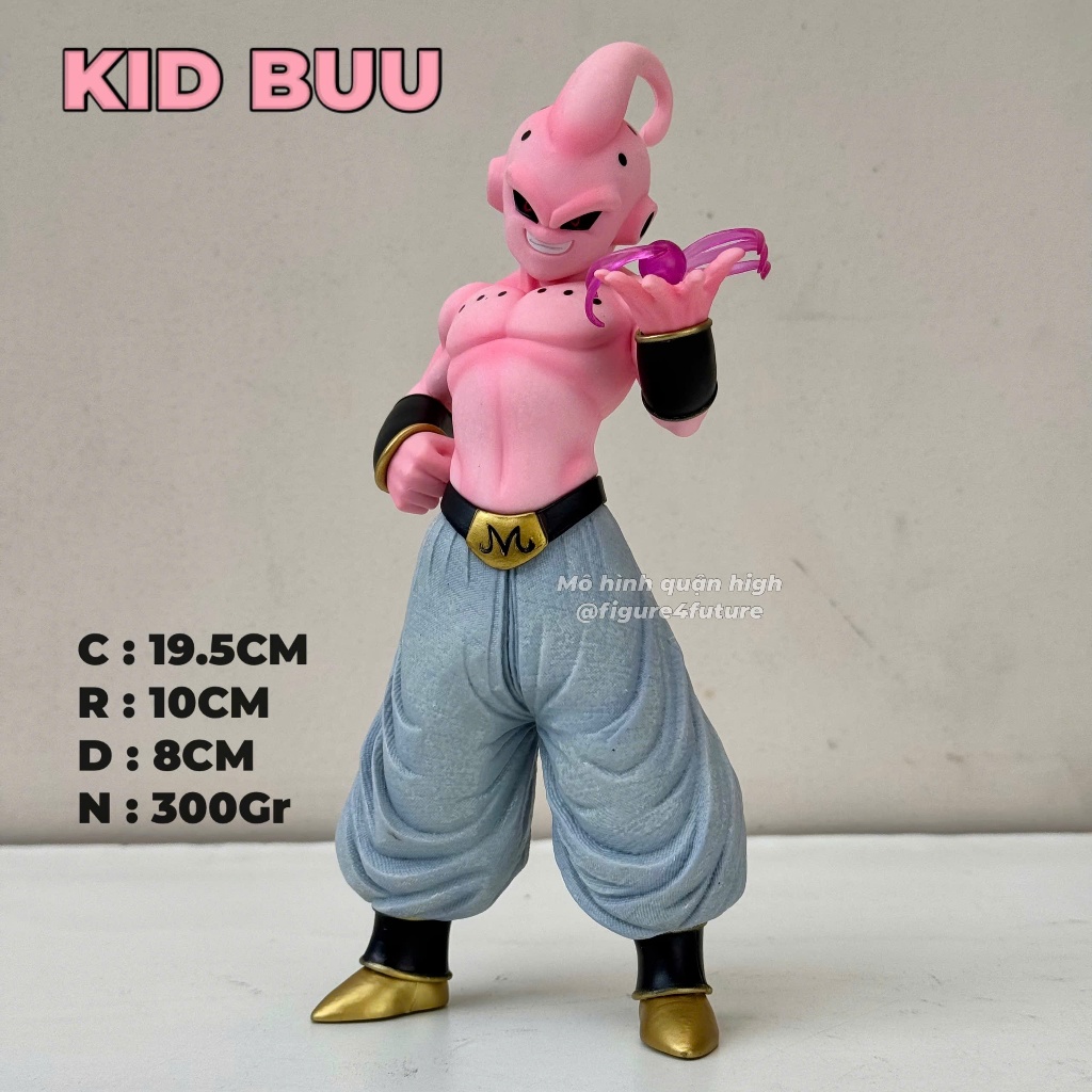 Mô hình Kid Buu cao 19.5cm - Kid buu Dragonball Z mẫu mới 2025 cao 19 ...
