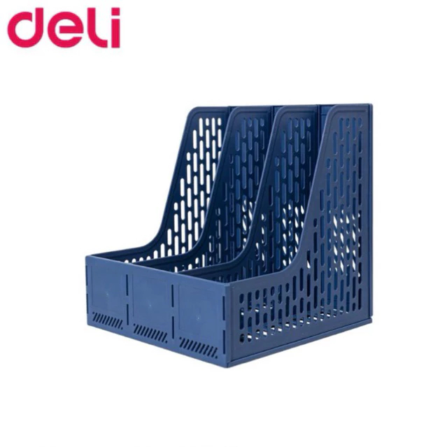 Giá tài liệu 3 ngăn Deli 9843 - Giá tài liệu màu đen | Shopee Việt Nam