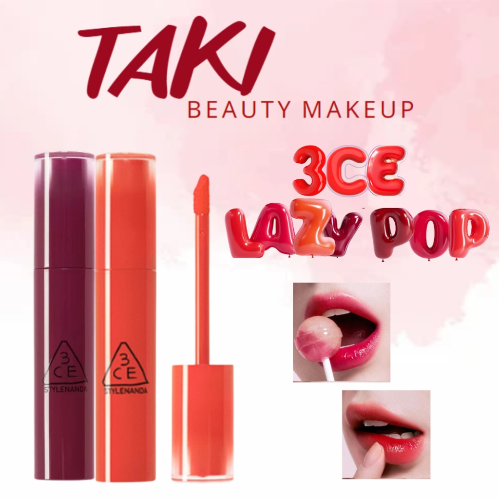 Son Tint Bóng Lì 3ce Lazy Pop Lip Stain 4.5g | Shopee Việt Nam