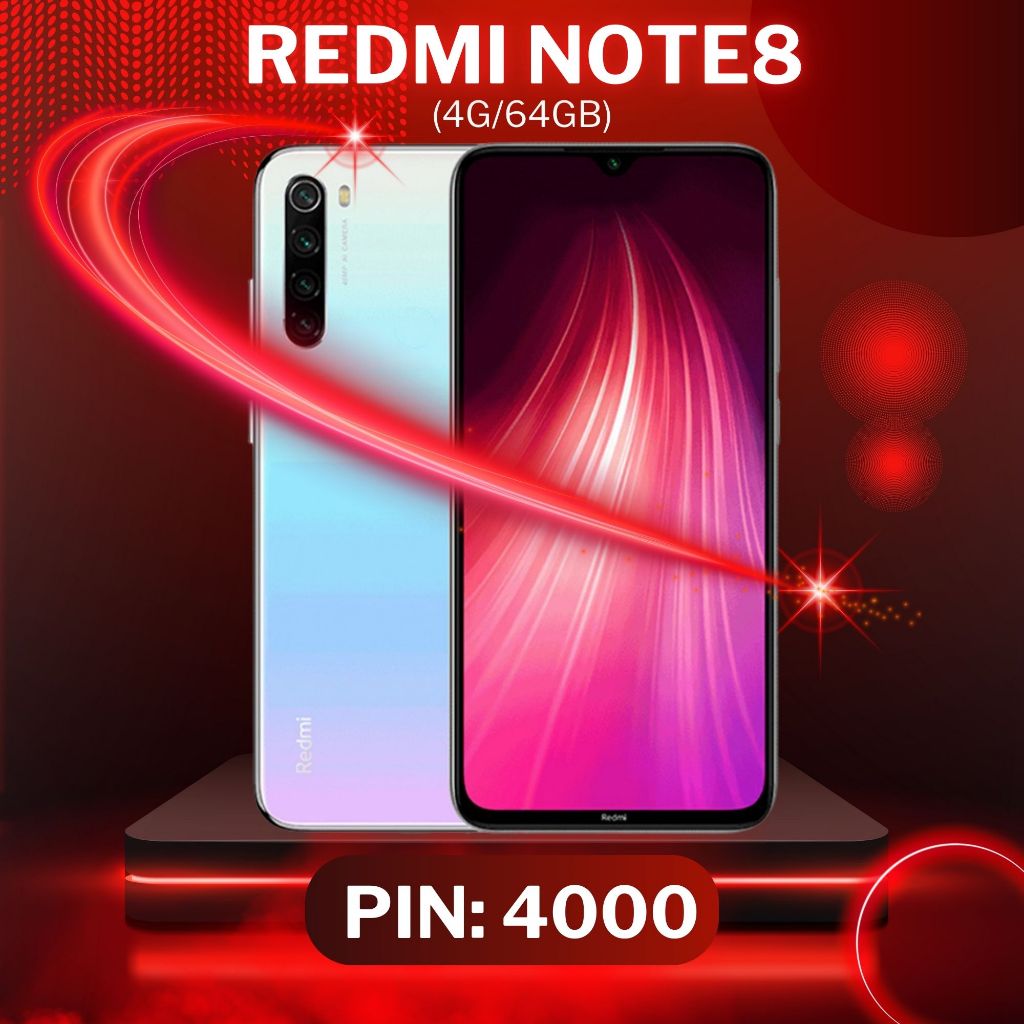 Điện thoại REDMI NOTE 8 4G/64gb chính hãng giá rẻ, điện thoại bảo hành ...