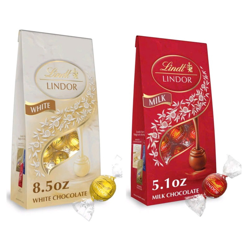 [SẴN - Hàng bay Air] Lindt Lindor Kẹo Socola sữa Truffles (túi đỏ, túi ...