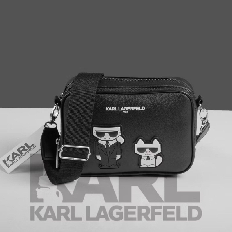 Túi Đeo Chéo KARL Cao Cấp Logo Cao Su Chống Thấm Nước Thời Trang Nam Nữ ...