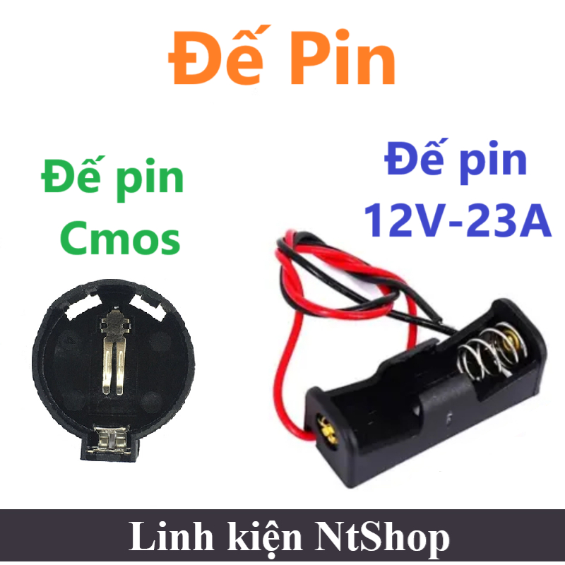 Đế pin cmos / Đế pin 12V 23A - Khay gắn pin | Shopee Việt Nam