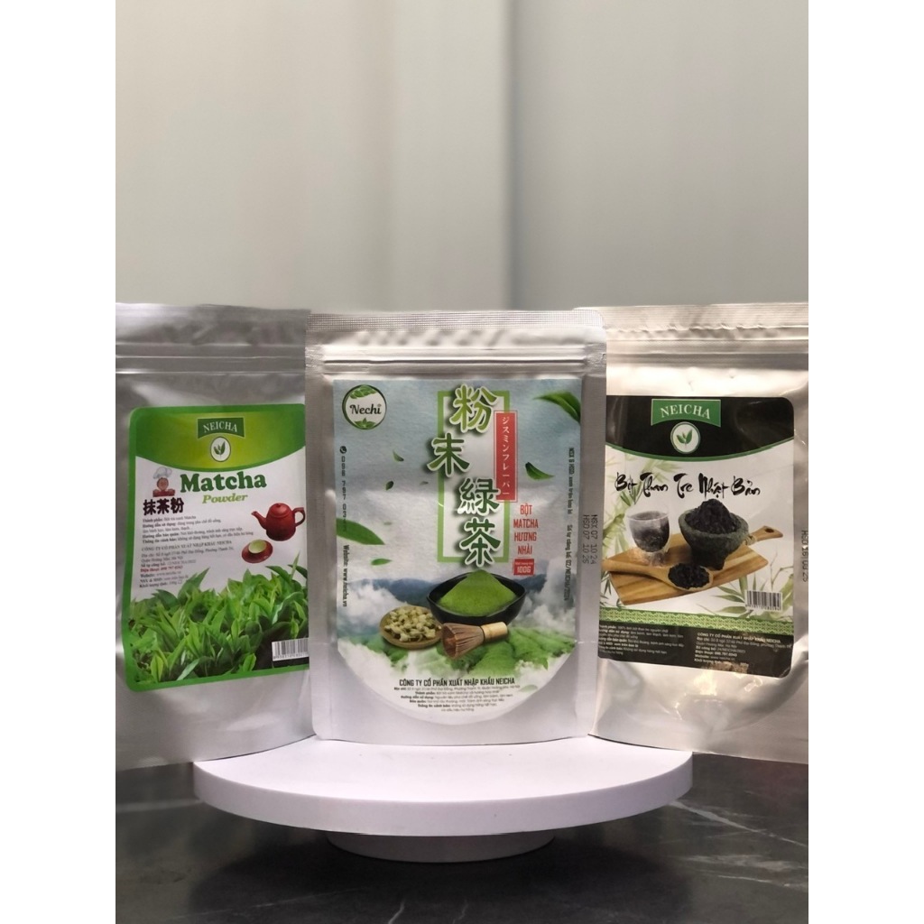 Bột Trà Xanh Matcha Đài Loan NeiCha Hương Nhài gói chia lẻ 20-50-100g ...
