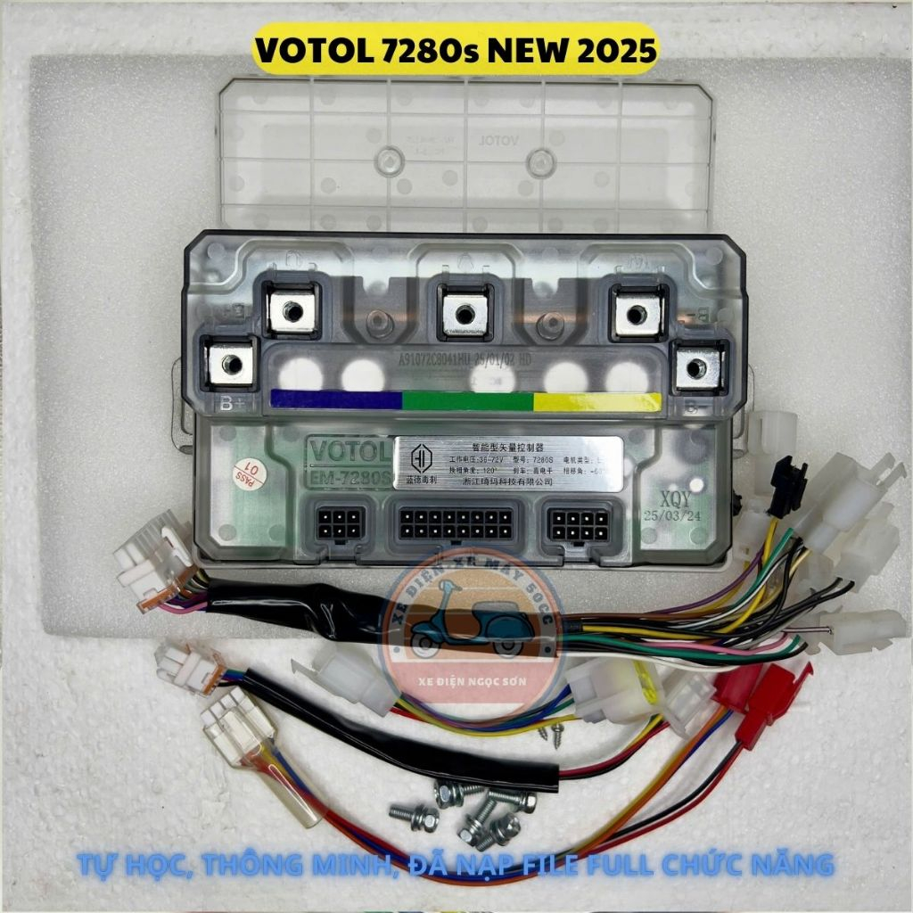 VOTOL 7280S 2025 mới 90A - ECU Điều Tốc 80s - IC 80S thông minh cải ...