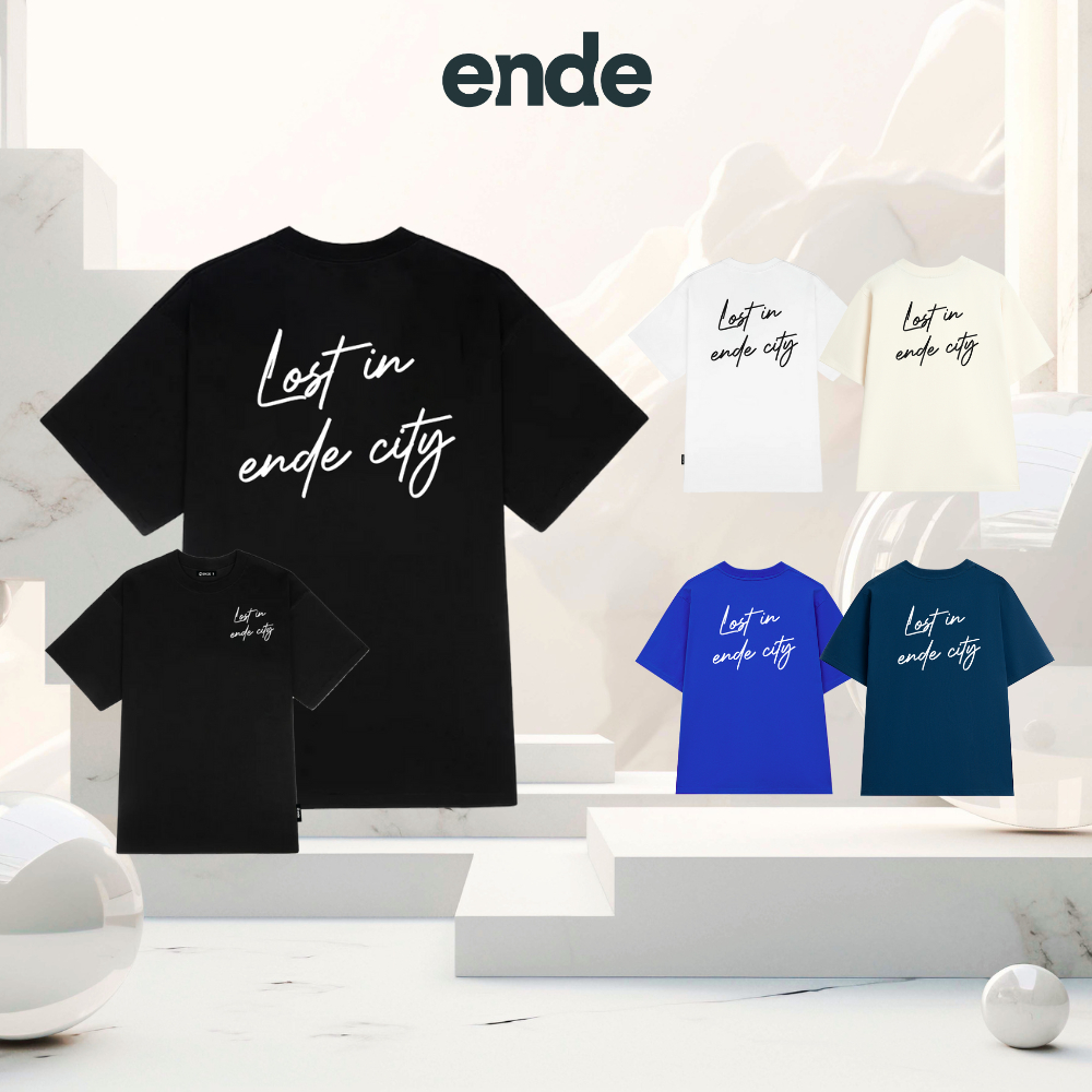 Áo thun Lost in ENDE city Áo phông Local brand chính hãng 100% cotton ...
