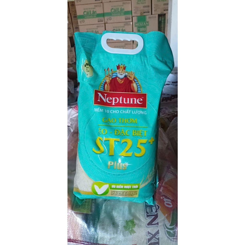 Gạo ST25 plus Neptune 5kg dẻo đặc biệt | Shopee Việt Nam