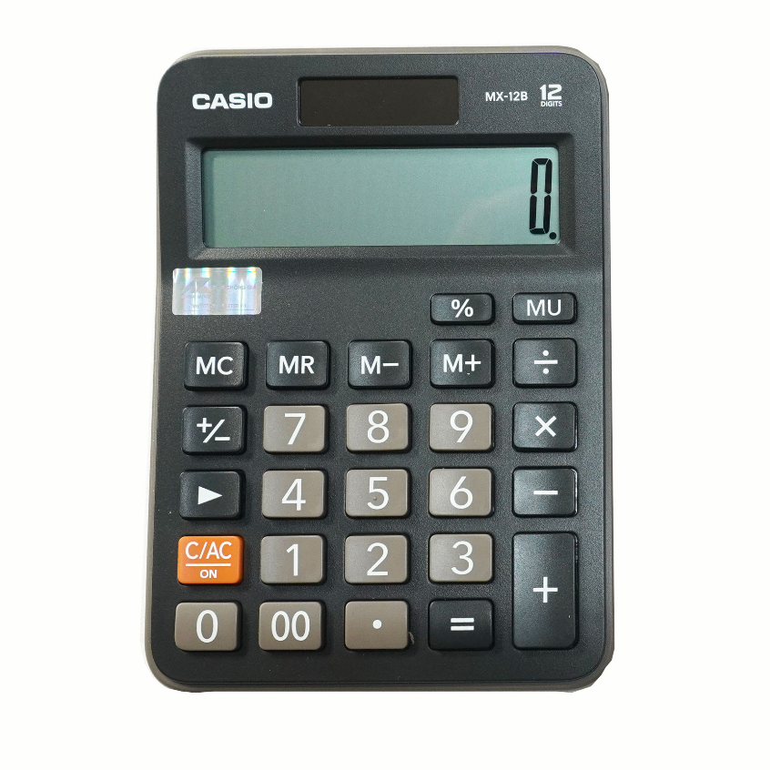 Máy Tính Casio Mx-12B 4 Màu Cực Kool, Cam Kết 100% Chính Hãng Casio ...