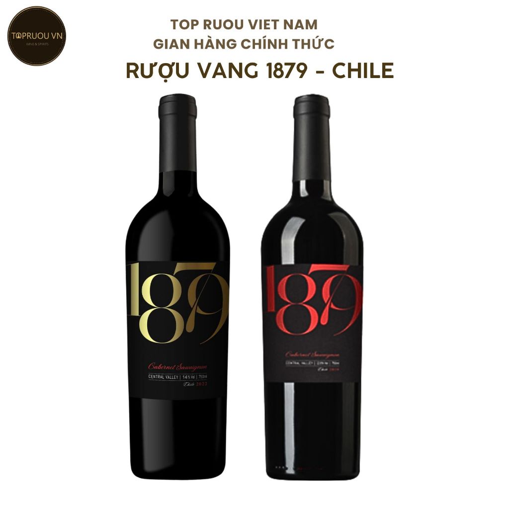 [Top Rượu VN] Rượu Vang Đỏ 1879 Cabernet Sauvignon - Chile - 13.5 Độ ...