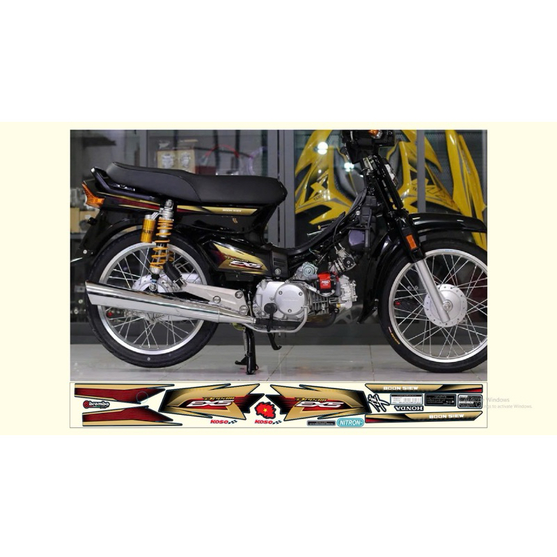 Nhãn dán tem rời dream ex5 đồng đen decal 3 lớp | Shopee Việt Nam