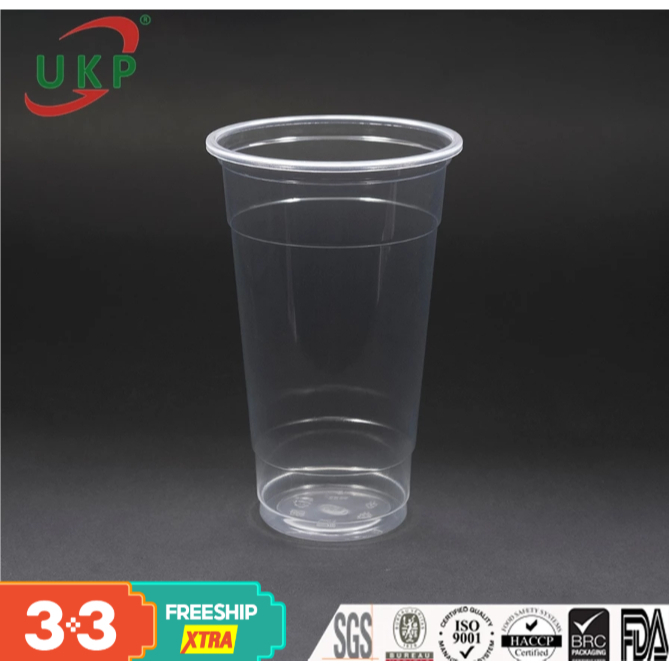 Sỉ 50 Ly Nhựa PP Trơn 360ml 500ml 650ml 700ml Chính Hãng UKP, Hàng Sạch Có Tiêu Chuẩn. Dùng Nắp ...