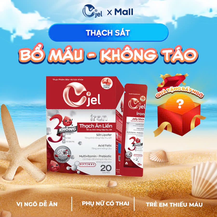 Thanh Sắt Dinh Dưỡng Cjel Iron - Bổ Sung Sắt, Cải Thiện Thiếu Máu ...