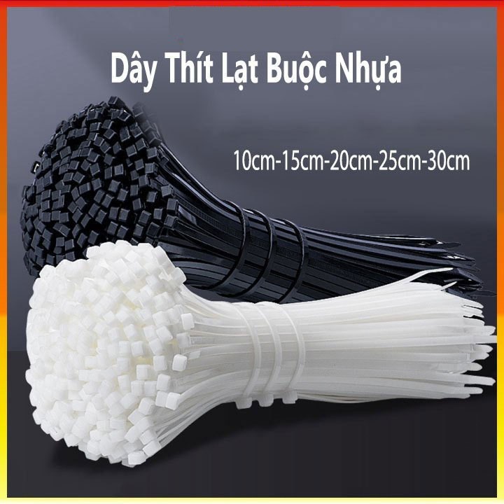 PARAGON Dây Rút Nhựa - Dây Thít Nhựa Lạt Khóa Siêu Chắc Các Cỡ 10cm ...