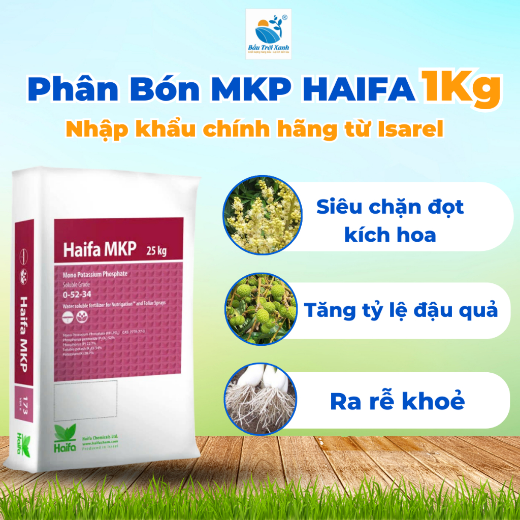Phân Bón Lá MKP Haifa Bổ Sung Lân Kali Kích Rễ Kích Hoa Tăng Tỷ Lệ Đậu ...