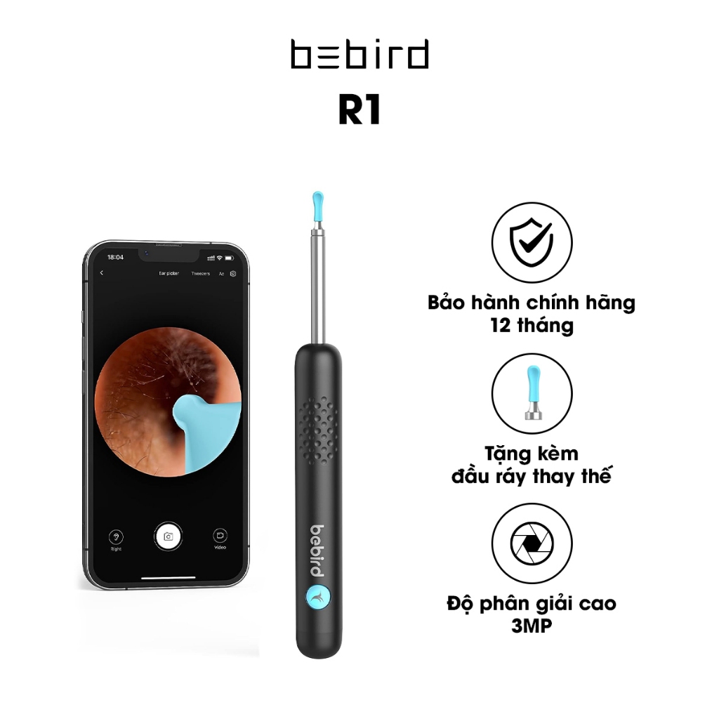 Dụng Cụ Lấy Ráy Tai Camera Bebird XLife X1+ / Bebird R1 Camera Soi Tai ...