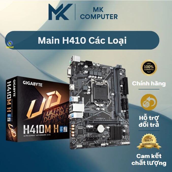 Main H410 Các Hãng chạy CPU i5 10400F hoặc i3 10105F | Shopee Việt Nam
