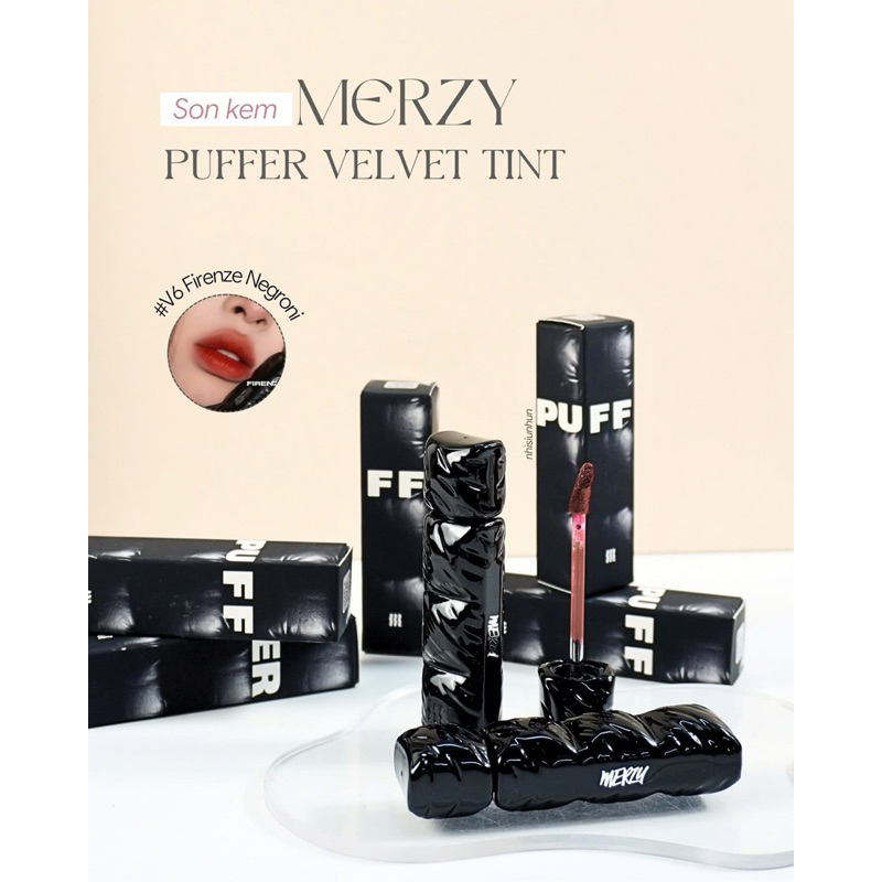Son Merzy Puffer The First Velvet Tint - Merzy V6 Firenze Negroni | Shopee Việt Nam