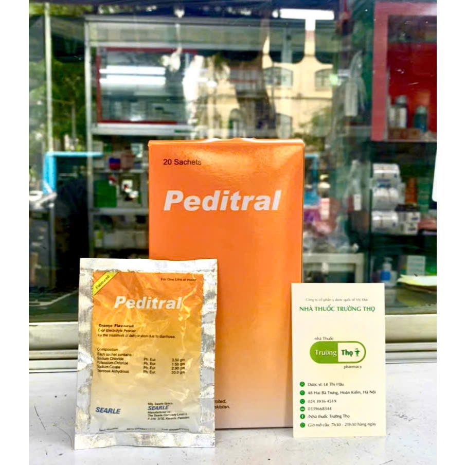 Gói Bột Pha Bù Điện Giải Hương Cam PEDITRAL (ORS) (GÓI 29.5G) | Shopee ...