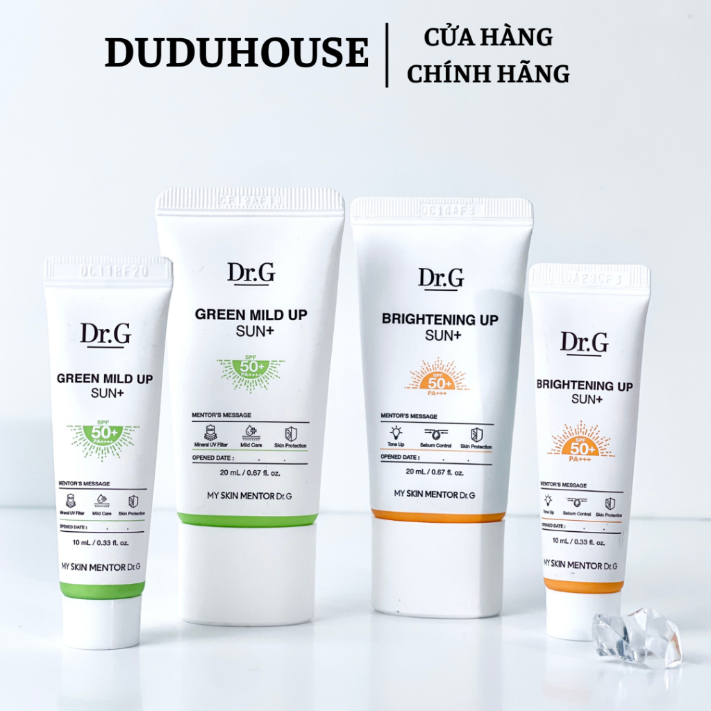 Kem chống nắng Dr.G Brightening Up Sun SPF50 Pa +++ Minisize 10ml | Shopee Việt Nam