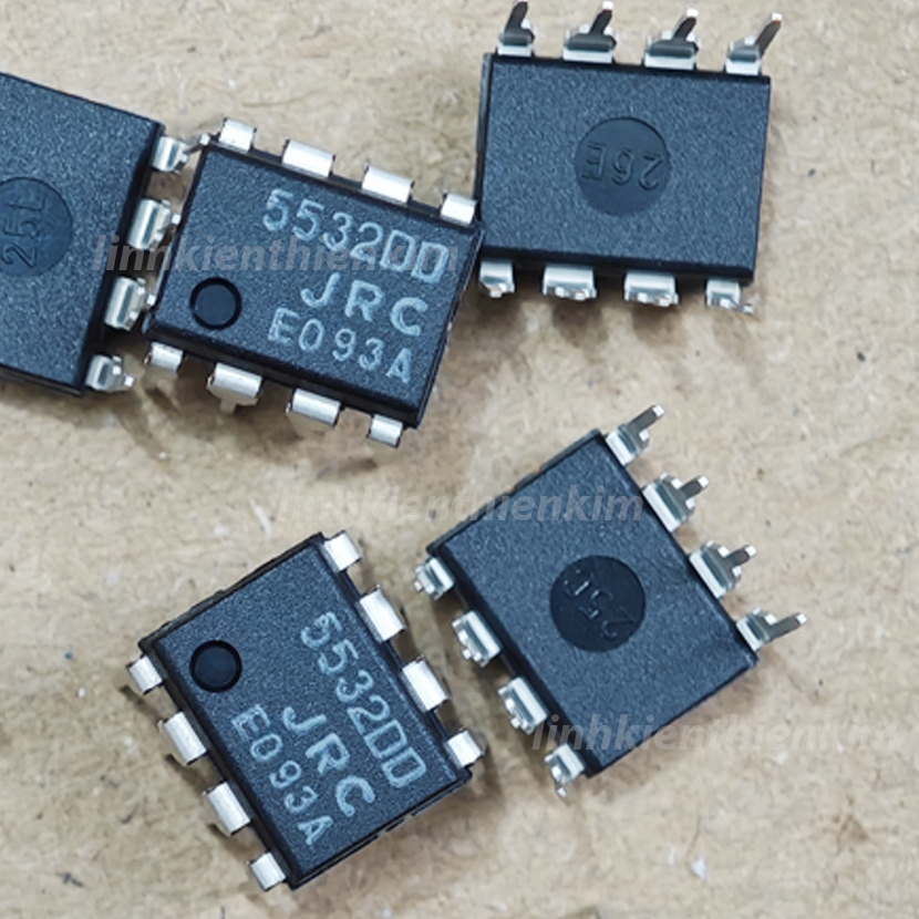 IC khuếch đại thuật toán OPAM NE5532, 5532DD chính hãng JRC/Ti | Shopee ...