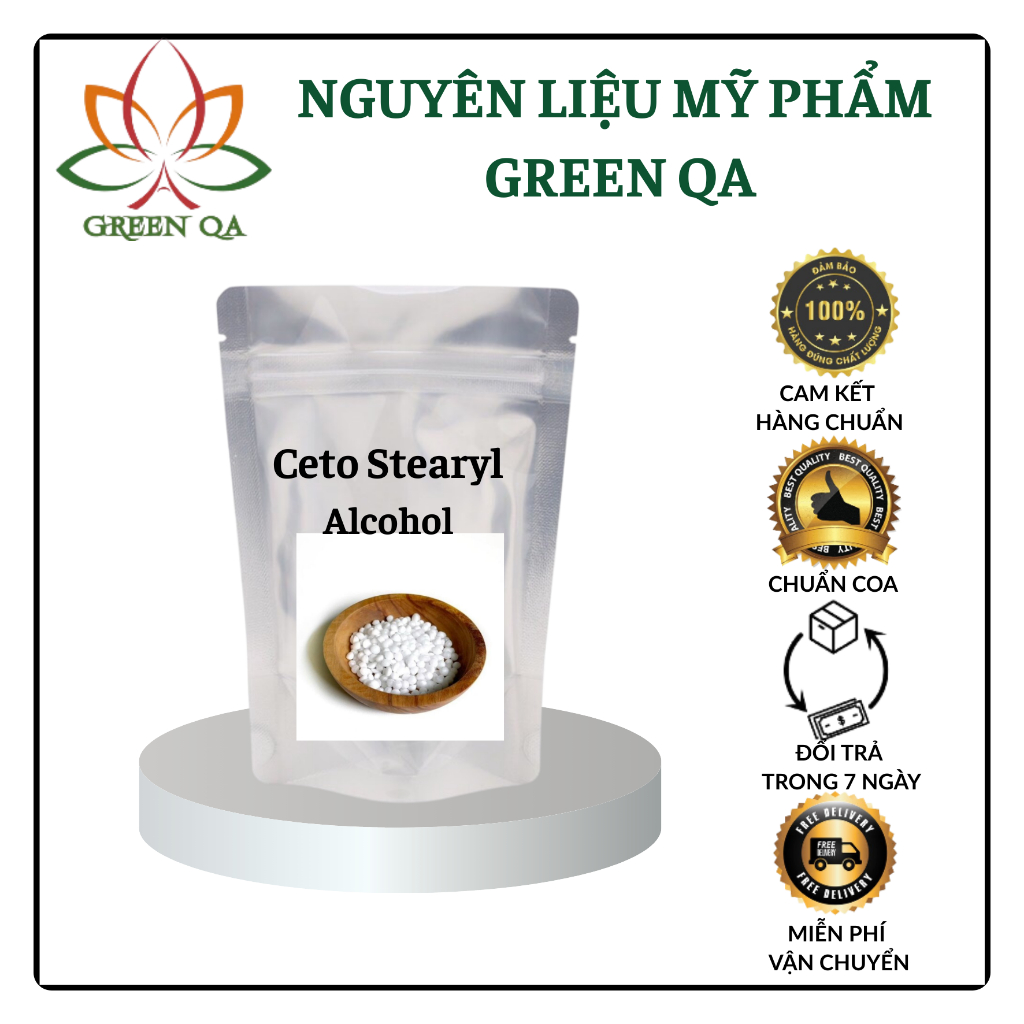 500g - 1000g Chất nhũ hóa Ceto Stearyl Alcohol, C1618 | Shopee Việt Nam