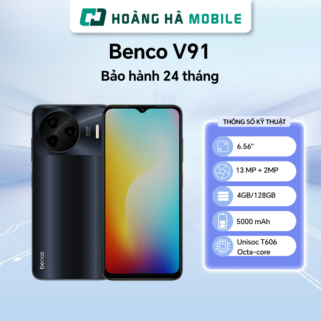 Điện thoại di động Benco V91 - 4GB/128GB - Chính hãng (Nguyên Seal Chưa Active) | Shopee Việt Nam