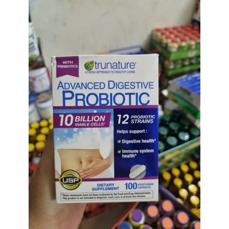 Viên uống Trunature Advanced Digestive Probiotic (100 viên) | Shopee ...