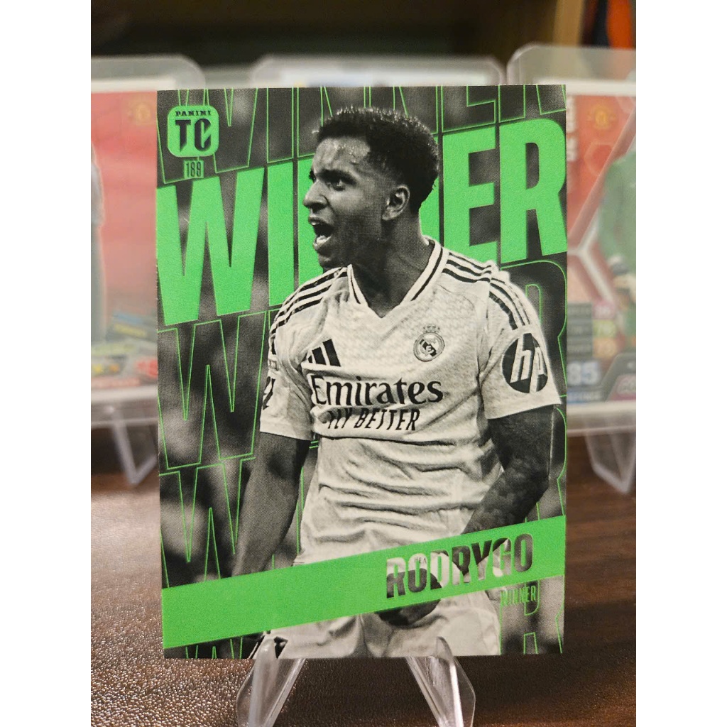 Thẻ WINNER Rodrygo Panini Top Class Pure Football 2025 (Real Madrid ...