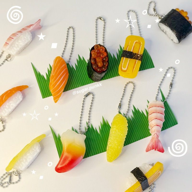 MÓC KHOÁ SUSHI & NIGIRI MÔ PHỎNG THỨC ĂN NHẬT BẢN // SUSHI & NIGIRI KEYCHAINS | Shopee Việt Nam