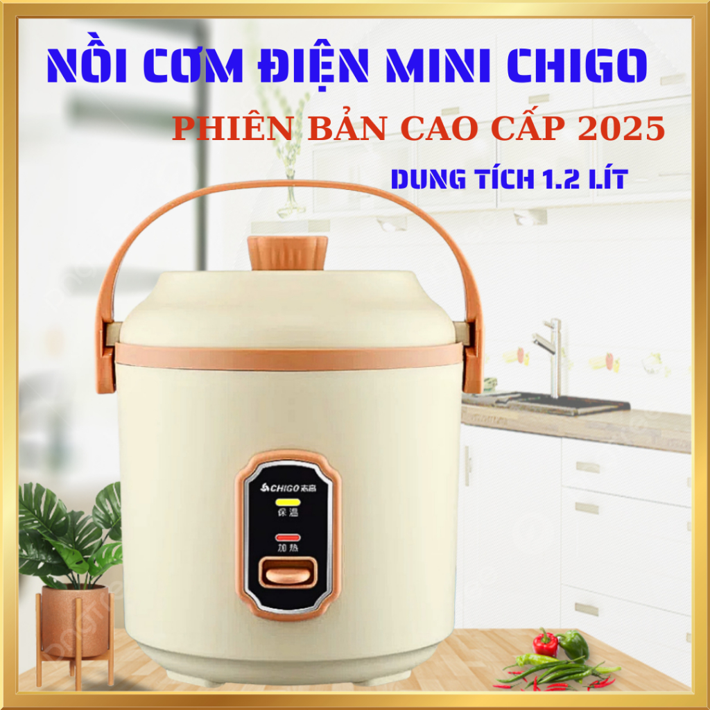 Nồi cơm điện mini , nồi cơm điện mini chigo phiên bản cao cấp 2025, nồi ...