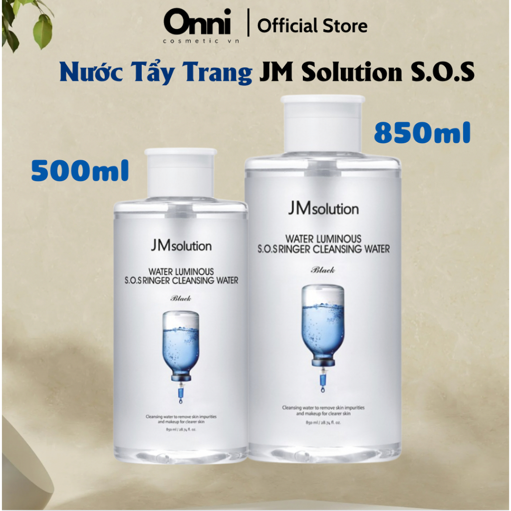 [Chính Hãng] Nước Tẩy Trang Jmsolution Cleansing Water 500ml / 850ml ...