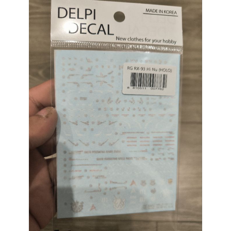 DELPI HOLO DECAL / RG HI V RX93 HI NU GUNDAM HOLO DECAL | Shopee Việt Nam