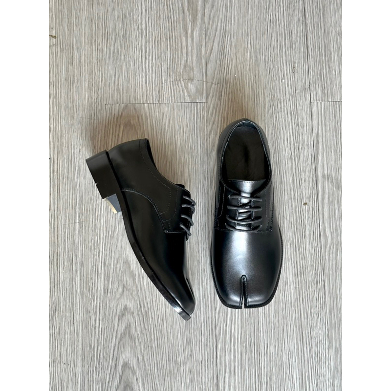 Giày nam Tabi Derby nam da bò Bangladesh đế gỗ phíp 3,5cm | Shopee Việt Nam