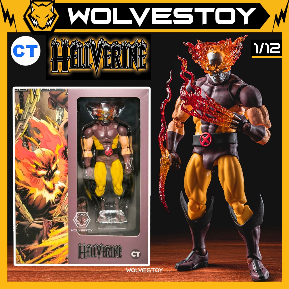 Mô Hình CT Toys Hellverine Wolverine Brown Suit Comic Ver Marvel 1/12 ...