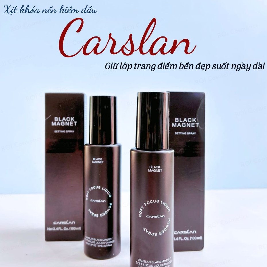 [CHIẾT] Xịt Khóa Nền Carslan Black Magnet Setting Spray Xịt Khóa Makeup ...
