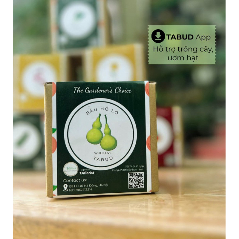 Set hộp quà tặng hạt giống TABUD, hộp quà hạt giống, quà tặng trải ...