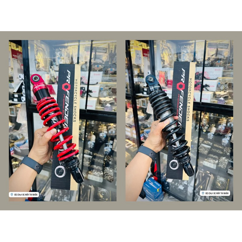 Phuộc Profender dòng Flash có tăng chỉnh lắp cho Click - Vario - Scoopy ...