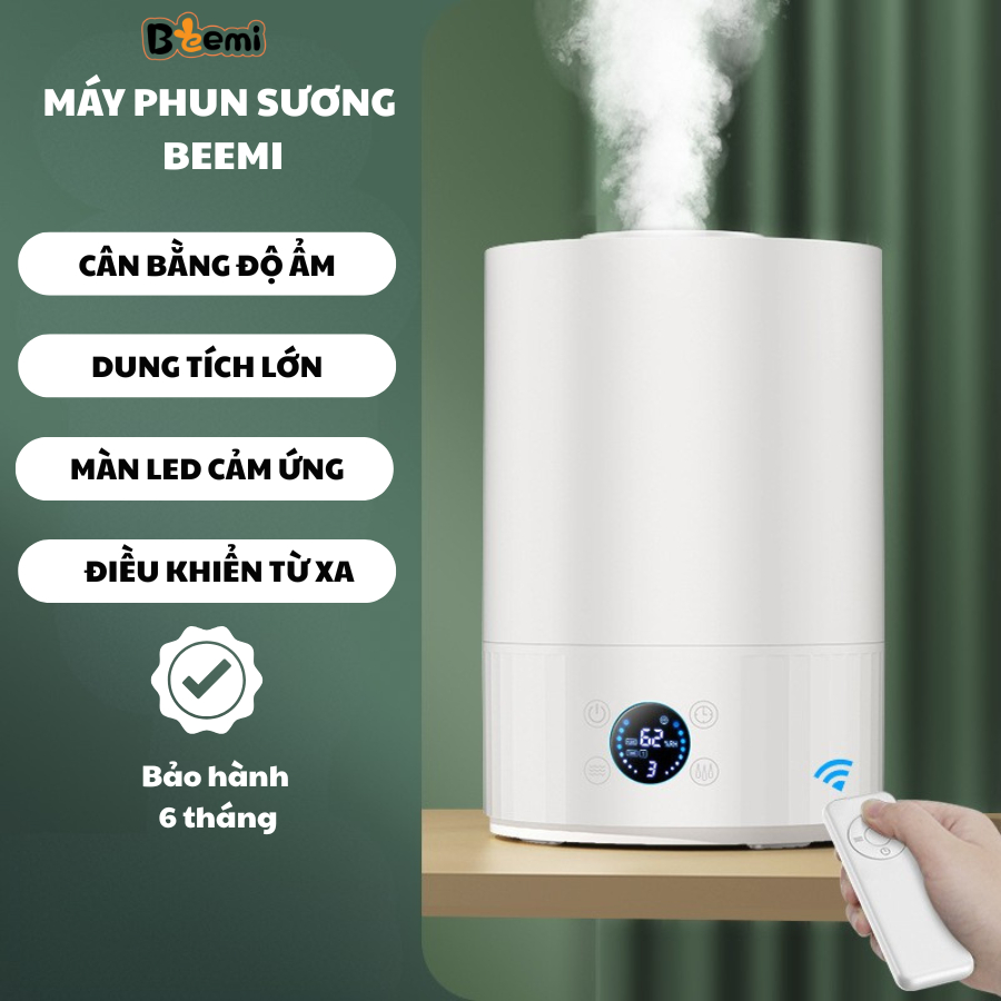 ( CAO CẤP) Máy Phun Sương Tạo Ẩm Beemi, Máy Khuếch Tán Tinh Dầu 8L ...