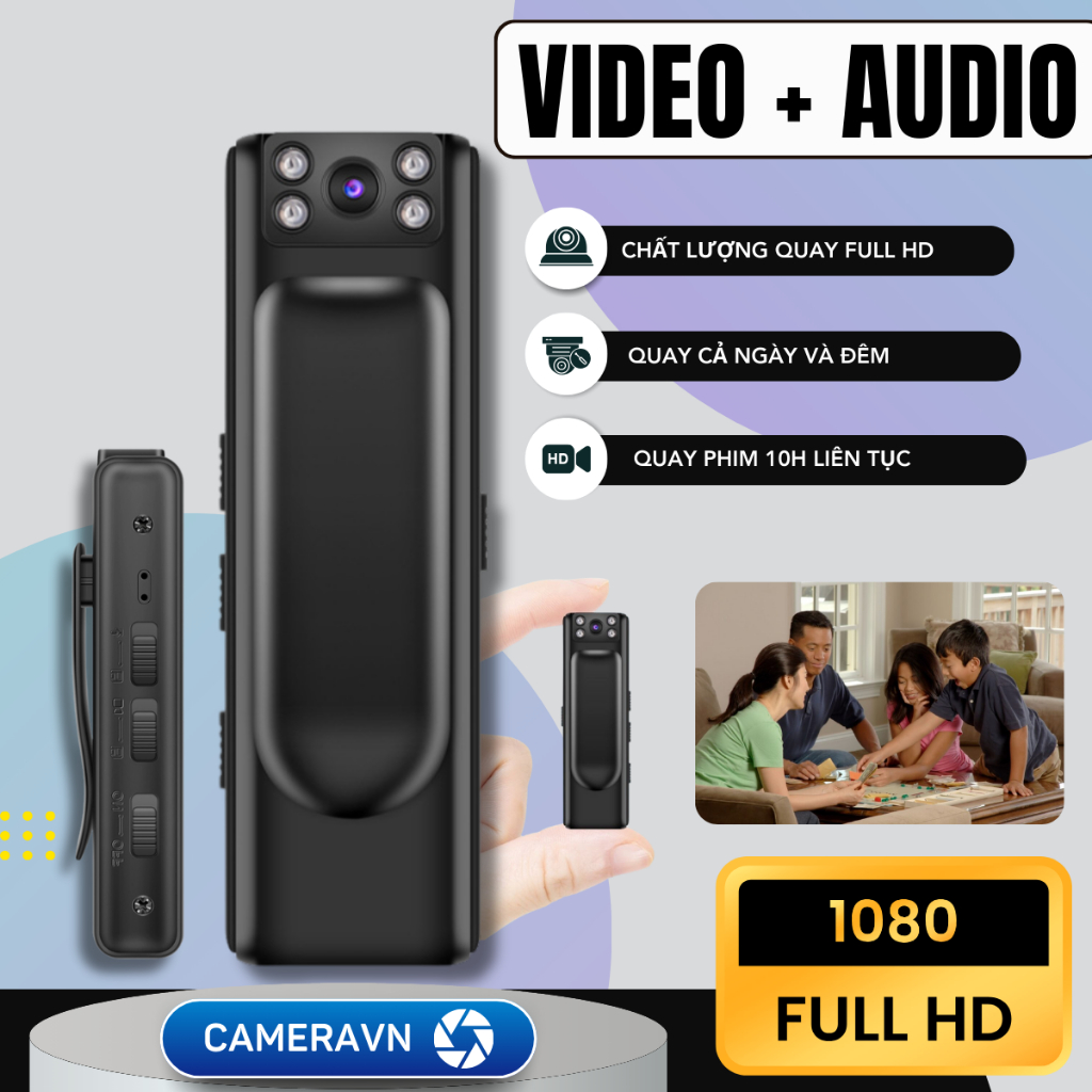 Camera hồng ngoại mini 1080p – Máy quay mini Full HD, camera hành trình ...