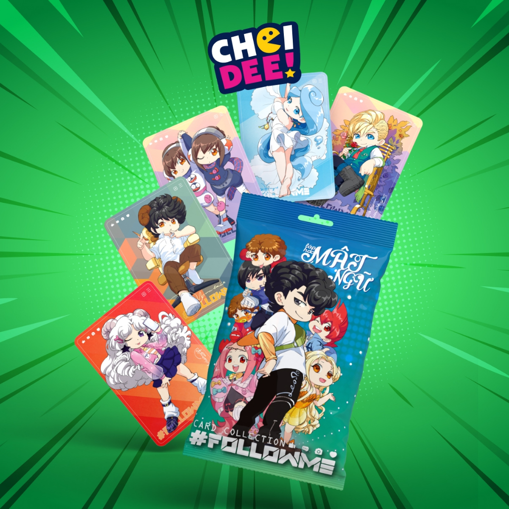 Bộ Sưu Tầm Thẻ Bài Nhân Vật Card Bo Góc Lớp Học Mật Ngữ #FOLLOWME Vol1, Vol2 | Pack 5 thẻ ...