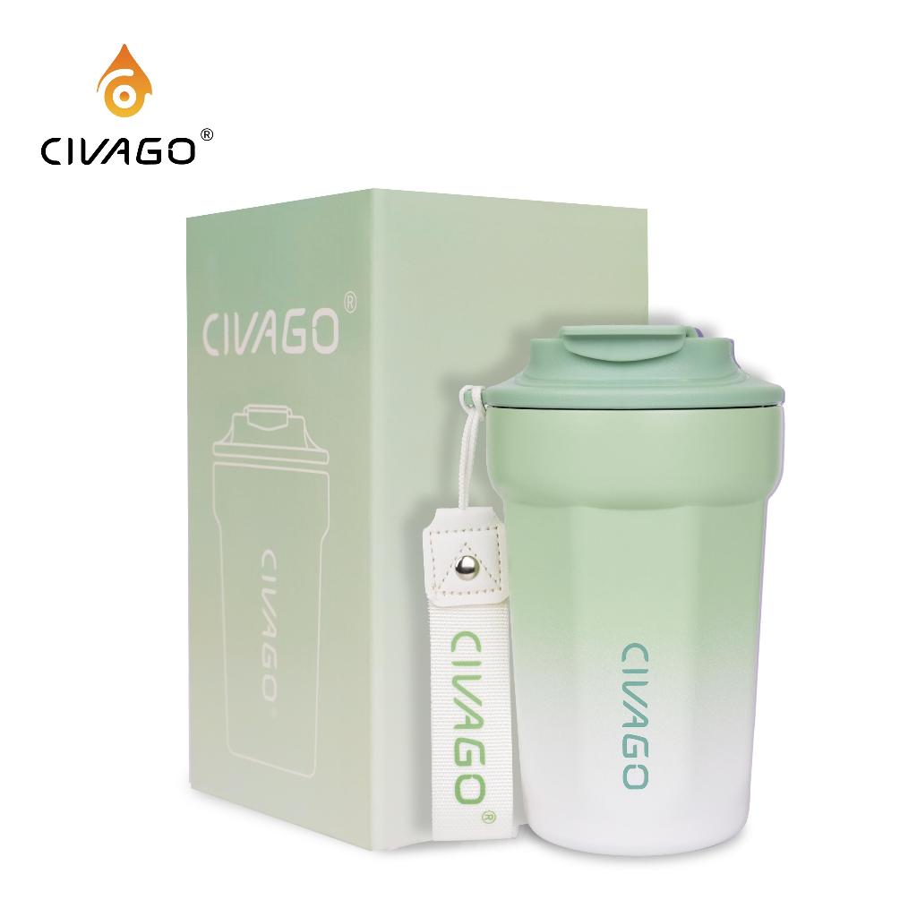 CIVAGO ly giữ nhiệt 400ml bình giữ nhiệt lót gốm cốc cafe giữ nhiệt ...