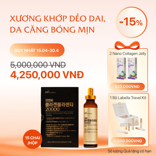 Nước uống Collagen Re&C Premium Placenta 20000 Xương khớp linh hoạt ...
