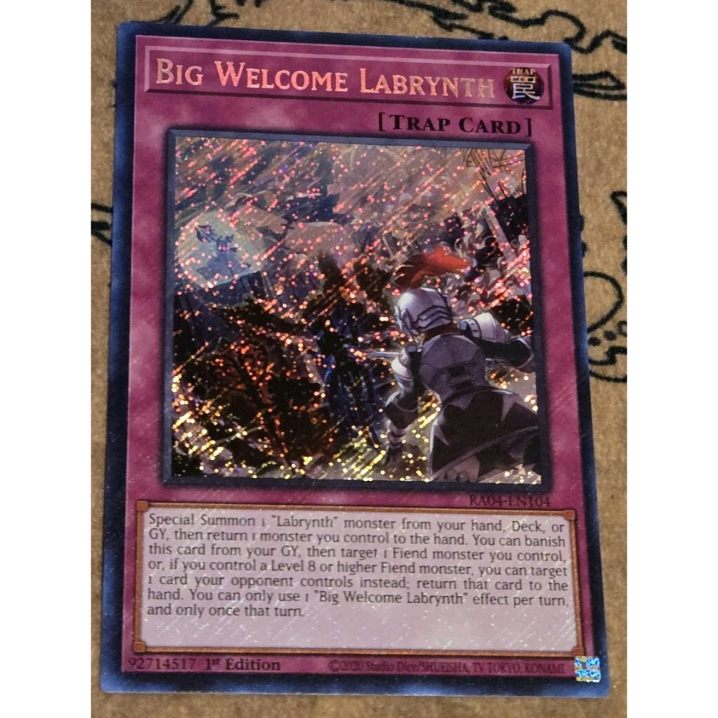 ra04 super ultimate rare [ Dưa Hấu Yugioh ] Lá bài thẻ Big Welcome ...