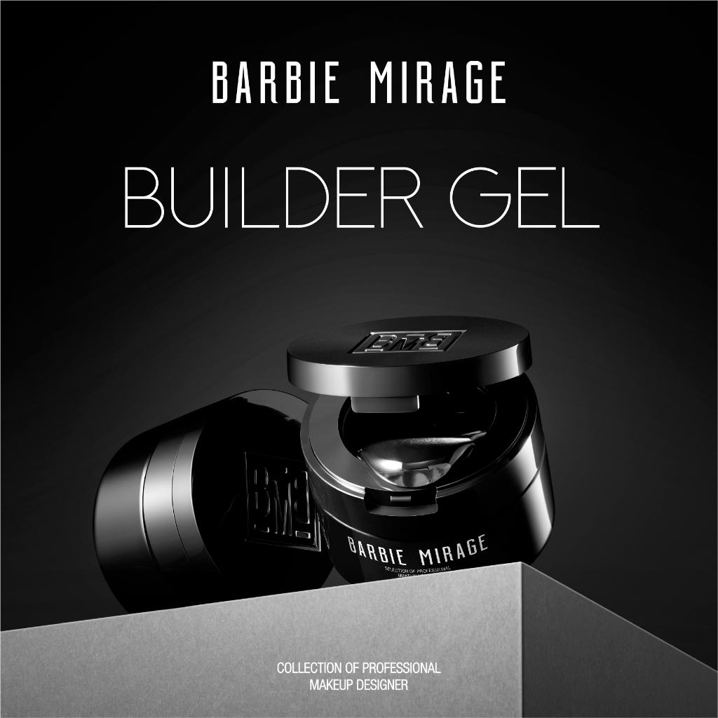 Gel đắp Builder gel Barbie Mirage-B.B.M 40ml-Clear , Gel đắp móng Nail ...