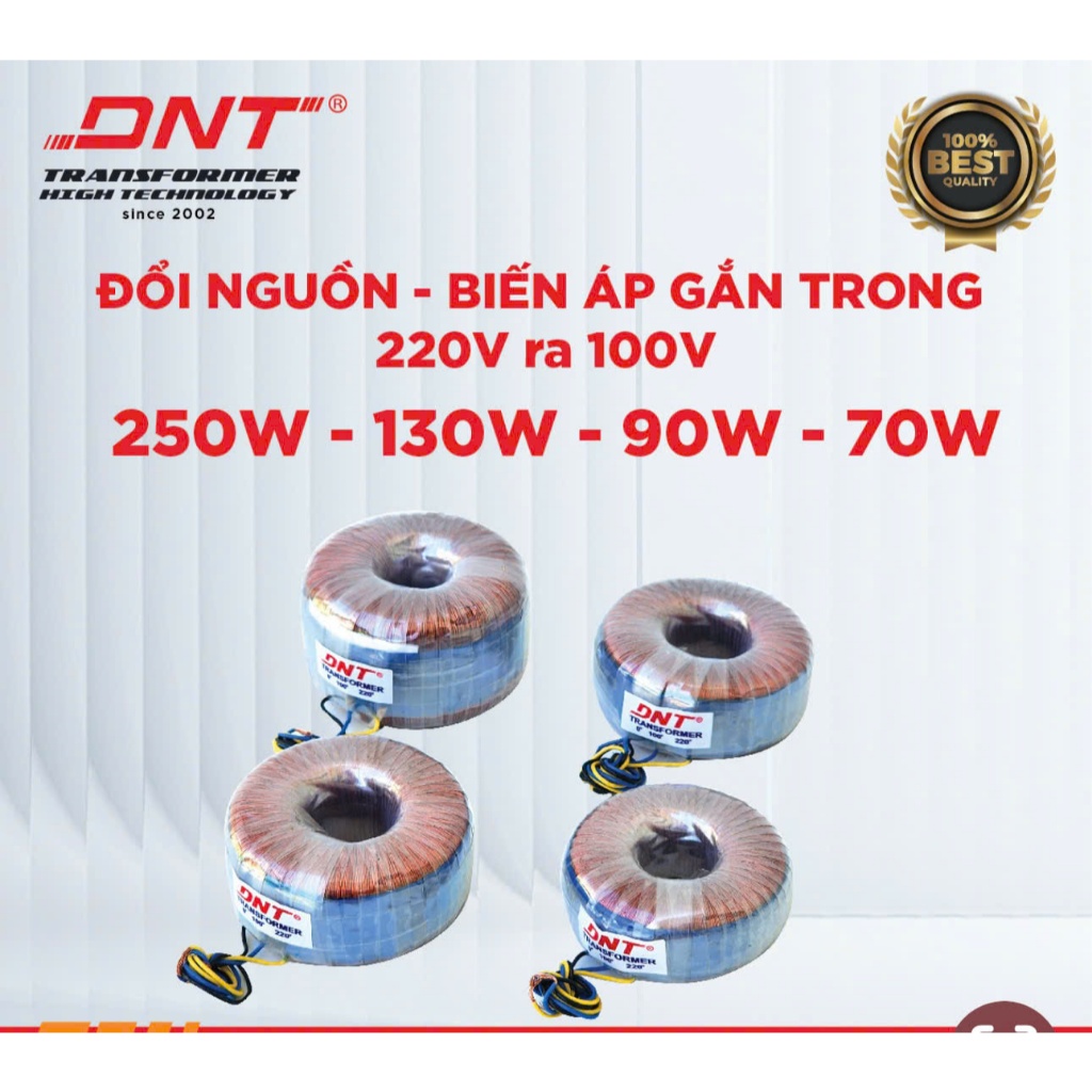 Biến áp,đổi nguồn gắn trong DNT 220v ra 100v công suất 70w-90w-130w-250w | Shopee Việt Nam