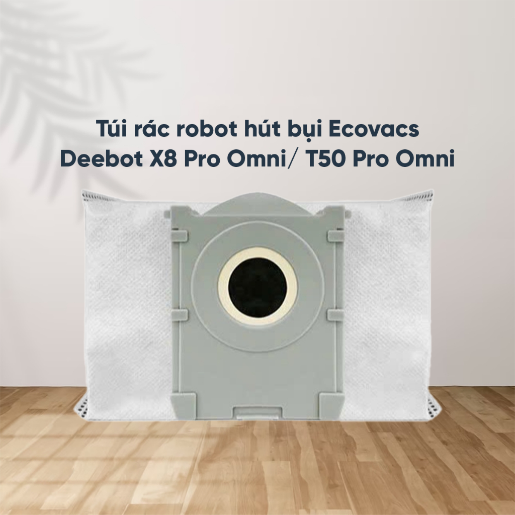 Túi rác robot hút bụi Ecovacs Deebot X8 Pro Omni/ T50 Pro Omni | Shopee ...