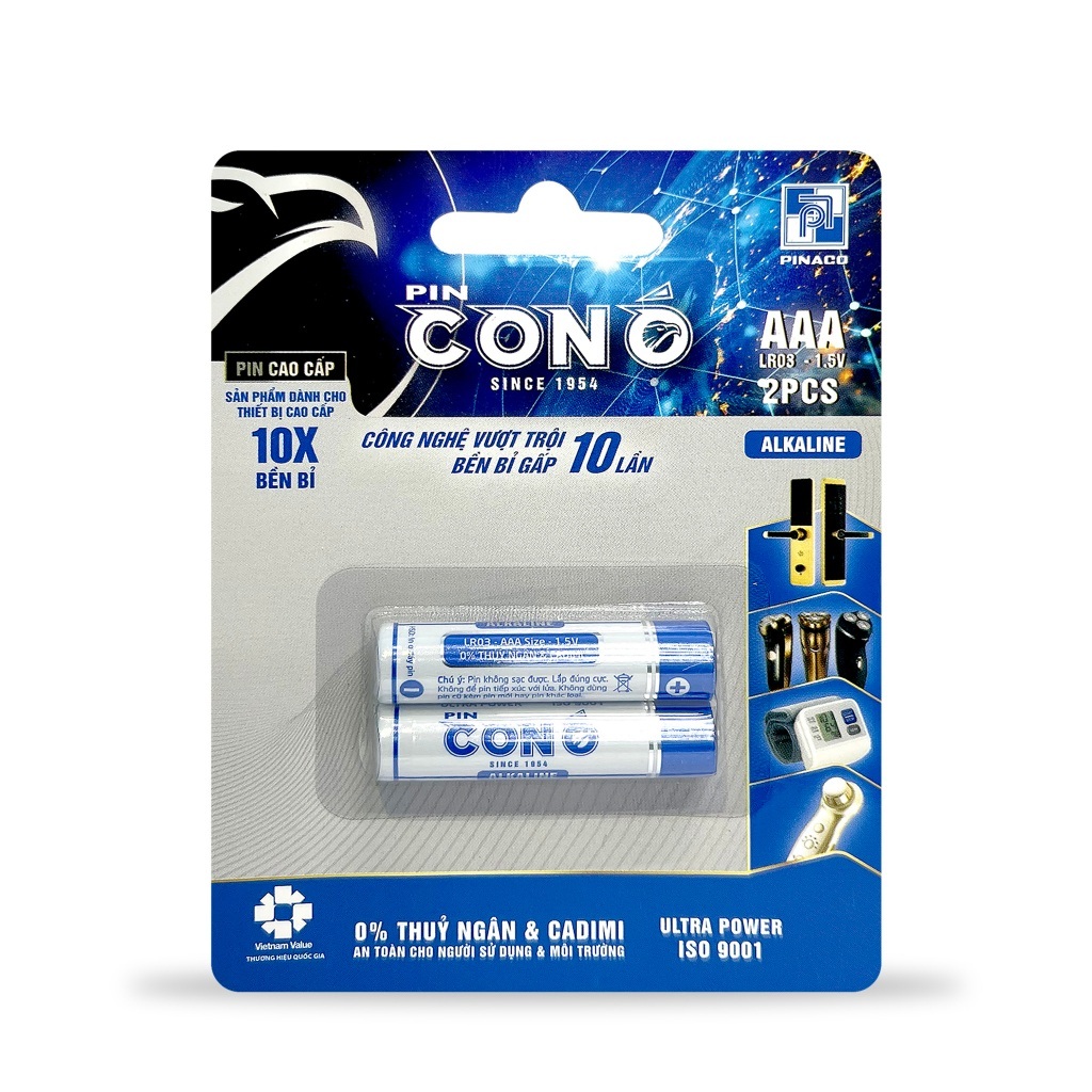 Pin Con Ó Alkaline - Size AAA | Shopee Việt Nam